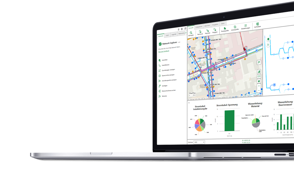 Netzdaten einfach bereitstellen | VertiGIS Networks Explorer